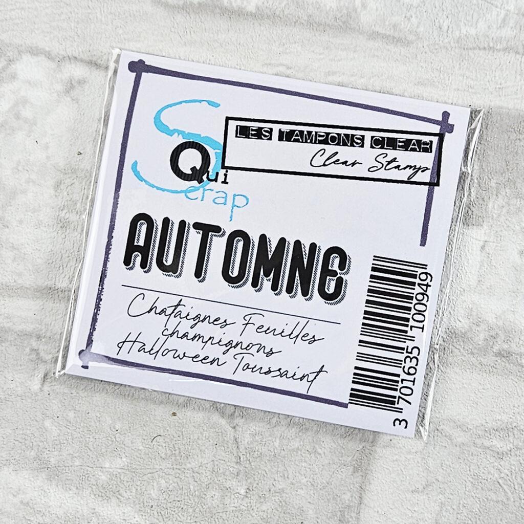 Tampon clear - Automne - Quiscrap - QUISCRAP